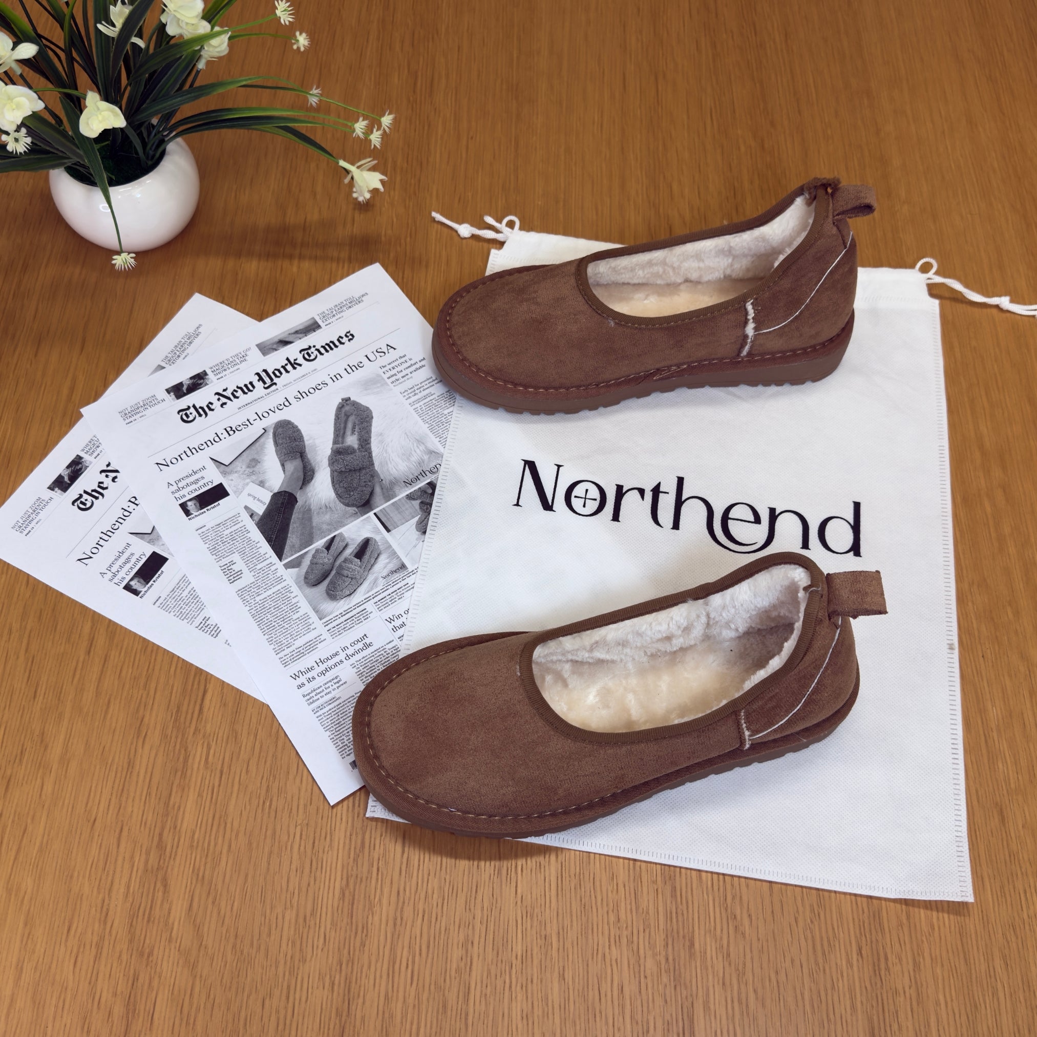 Cozy Snow Fur Loafers for Women - Warm & Stylish Footwear | Northend ...