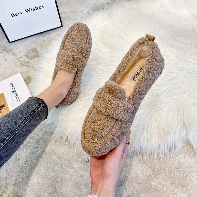 Ariella Teddy Comfy Loafers - Cozy & Stylish Women's Shoes | Northend ...