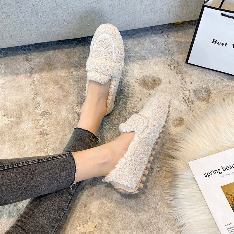 Ariella Teddy Comfy Loafers - Cozy & Stylish Women's Shoes | Northend ...